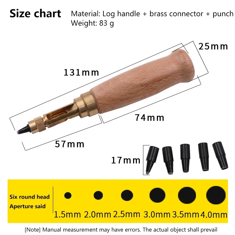 KIPRUN Automatic Belts Punch Hole Punch Screw Replaceable Mute Rotary ...