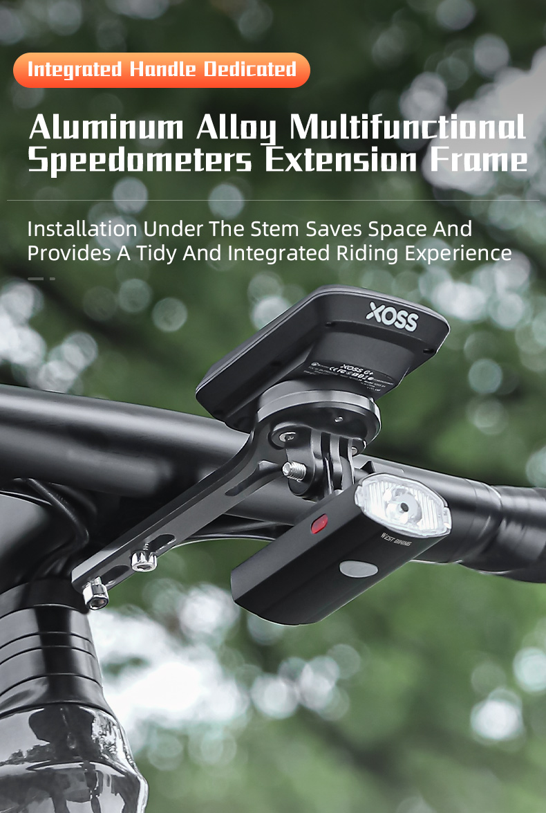 WEST BIKING Integrated Handlebar Speedometer Bracket Compatible With ...
