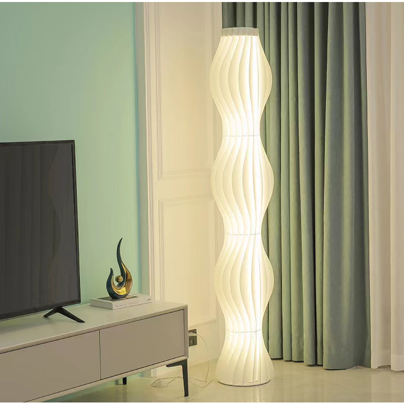 IKEE Standing Desk Lamp Cream Style Bedroom Light Simple Led Modern ...