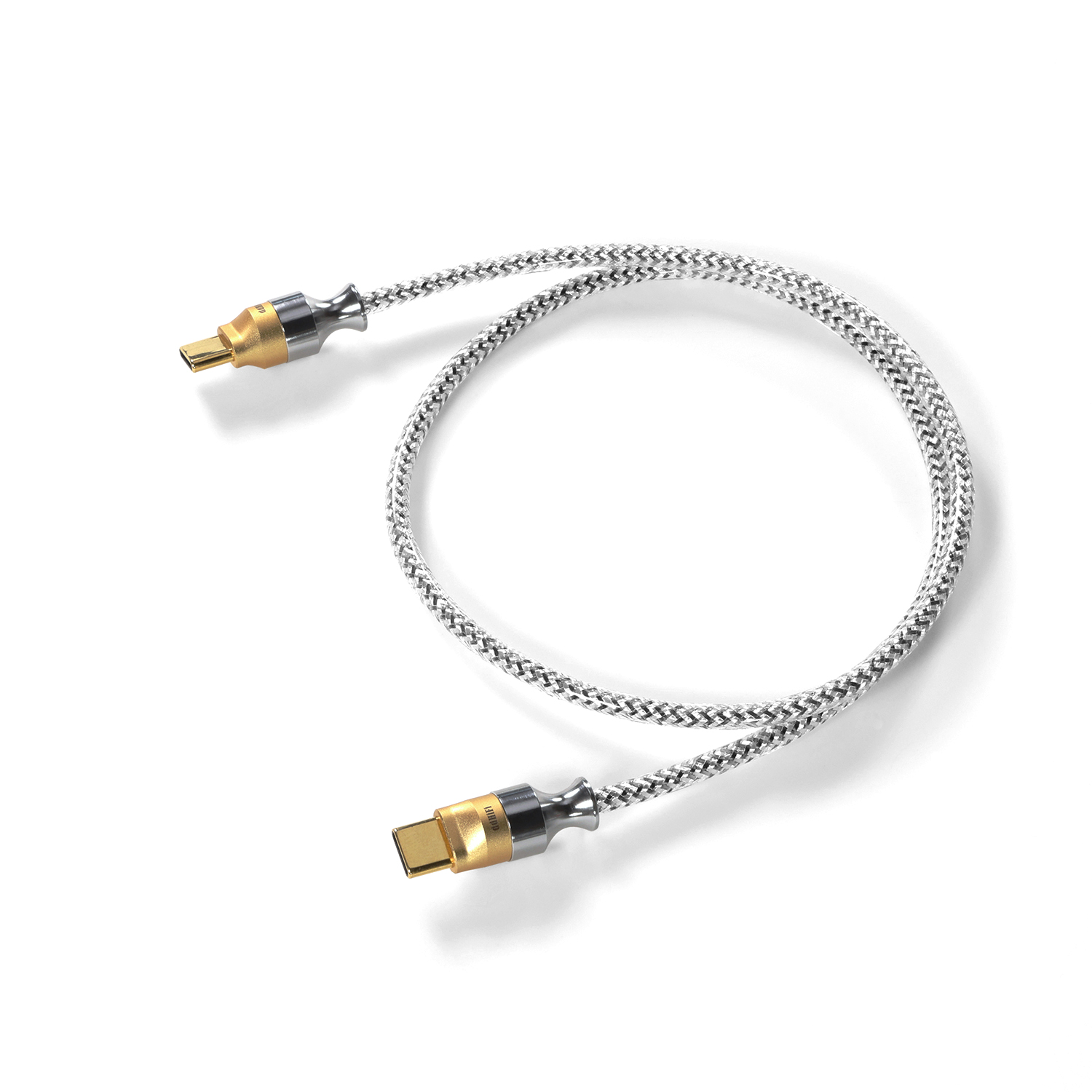 DD ddHiFi TC07S Nyx Series Silver TypeC HiFi Audiophile USB OTG Cable with Litz Silver Plated ...