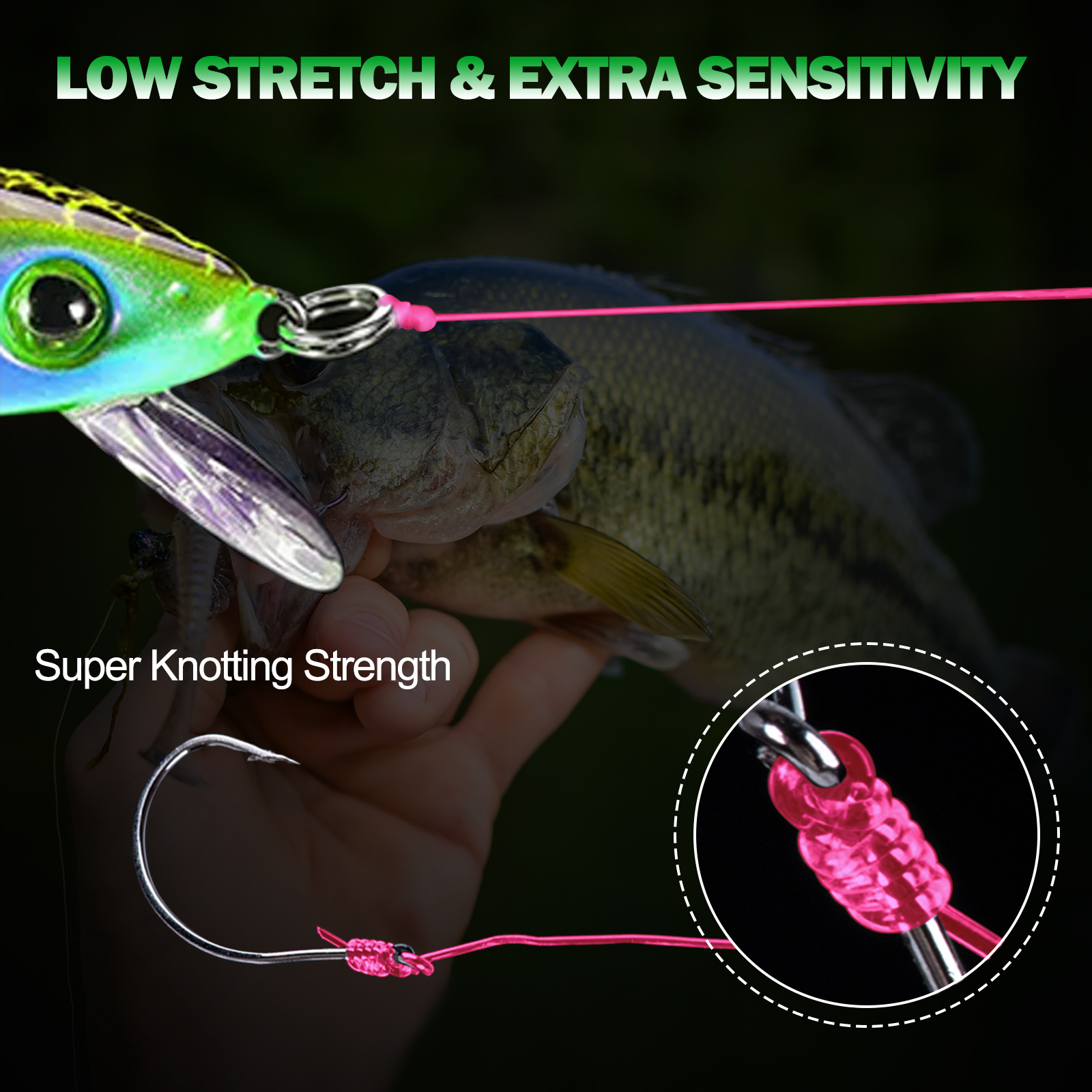 GOTURE Nylon Fishing Line 500M Japan Material Fishline for Saltwater ...