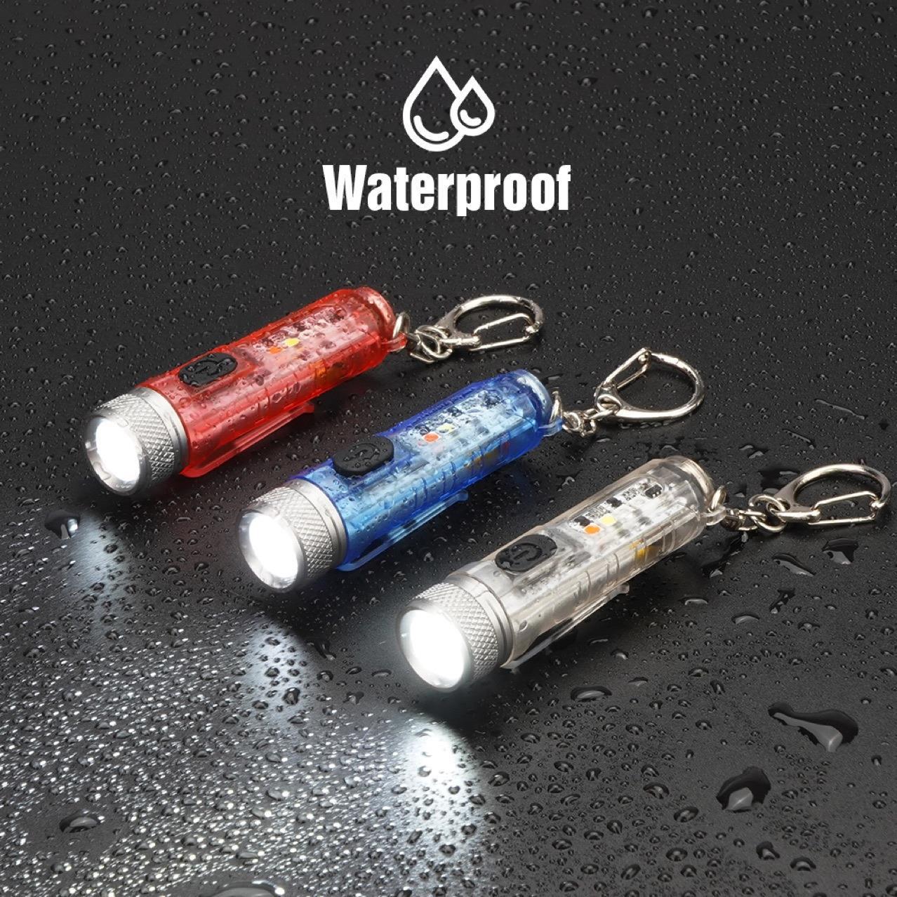 S11 FY11 Mini LED Flashlight Rechargeable Keychain Flashlights Portable ...