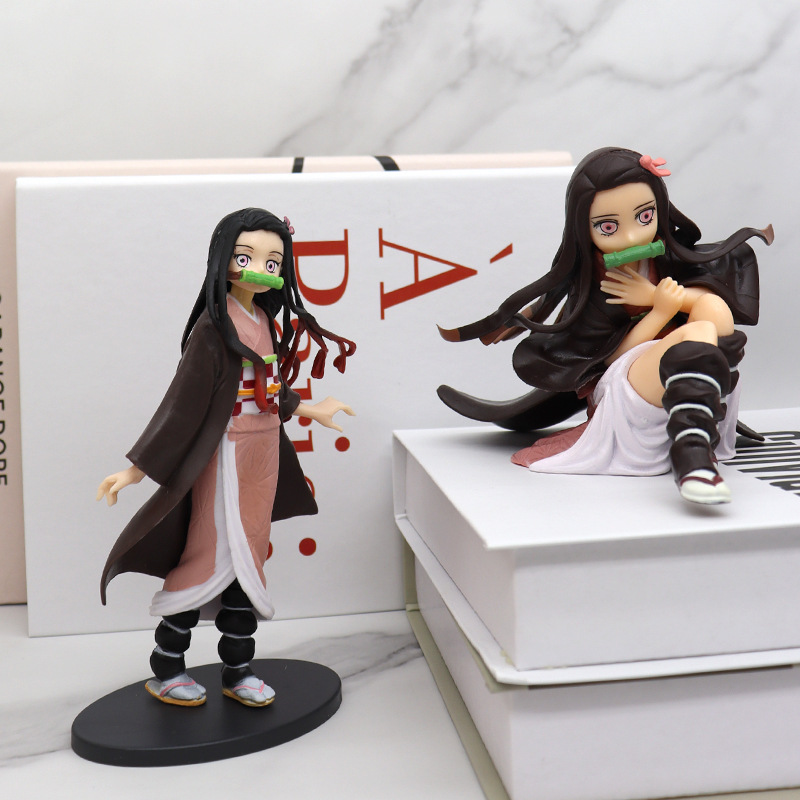 13 Styles Anime Demon Slayer Figure Kimetsu No Yaiba Kamado Nezuko Bite ...