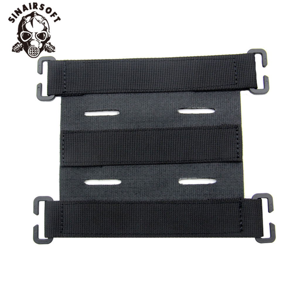 SINAIRSOFT Tactical Vest MOLLE System Velcro Base Outdoor Badge Base ...