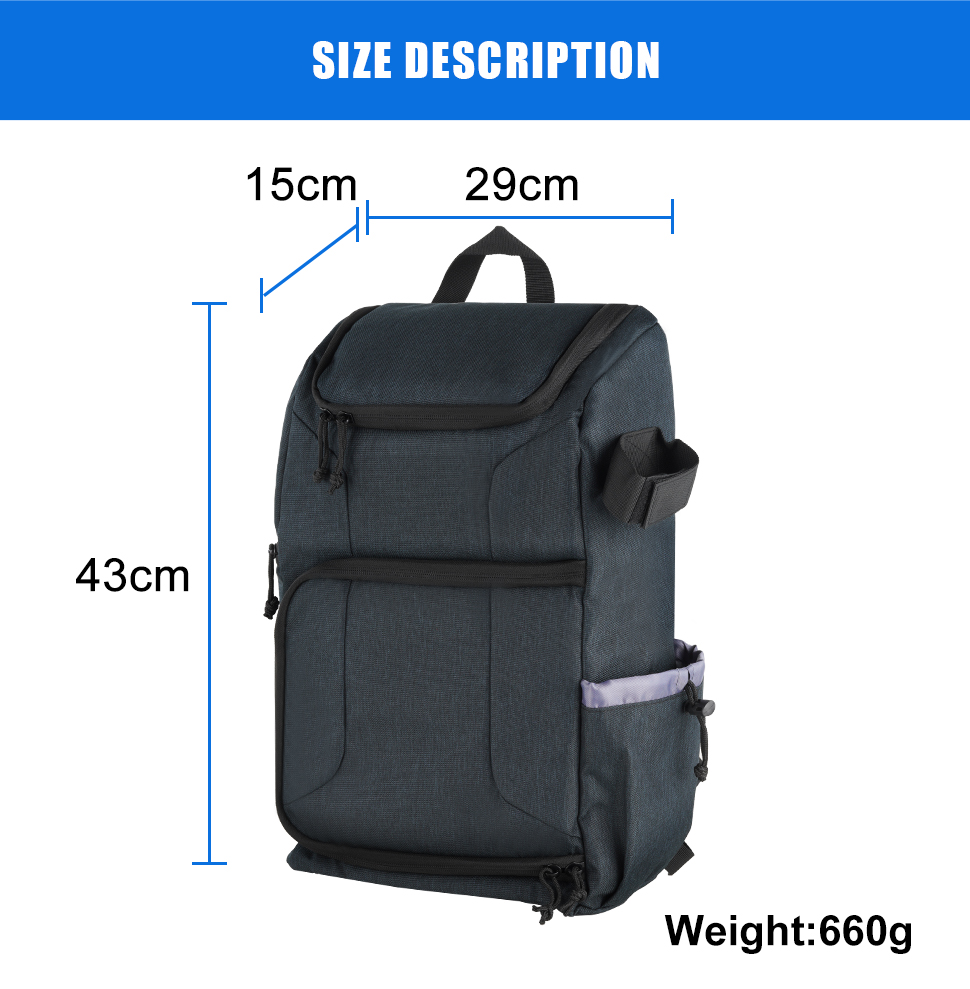 Selens Camera Bag Fashion DSLR Backpack Multi-functional Waterproof ...