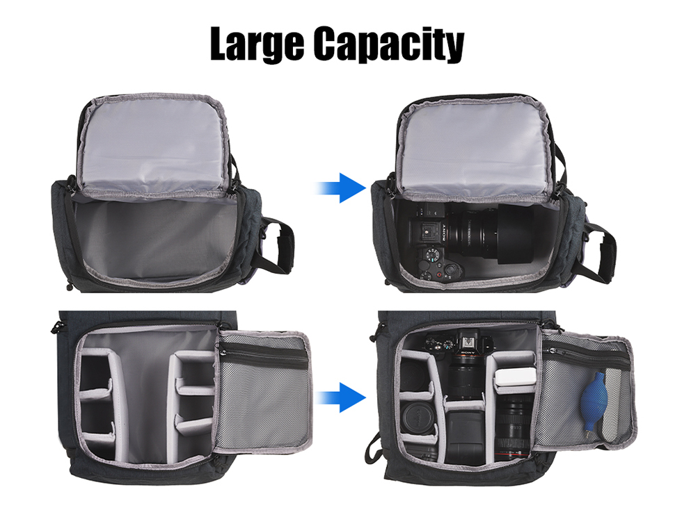 Selens Camera Bag Fashion DSLR Backpack Multi-functional Waterproof ...
