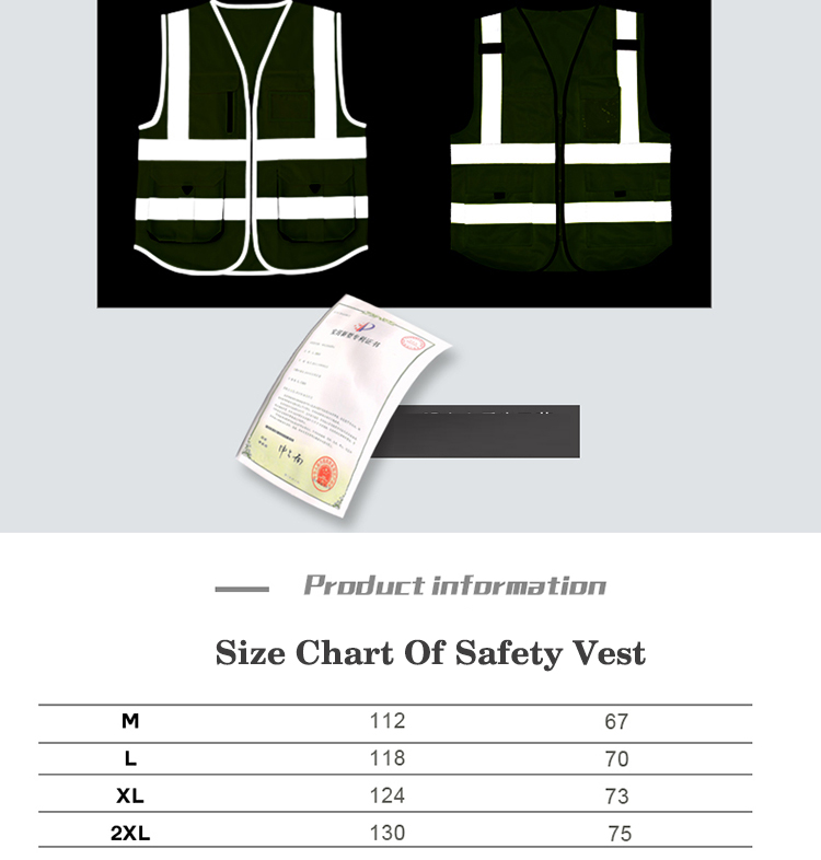 Safety Vest With Logo Customized Reflective Vest With Company Logo ...