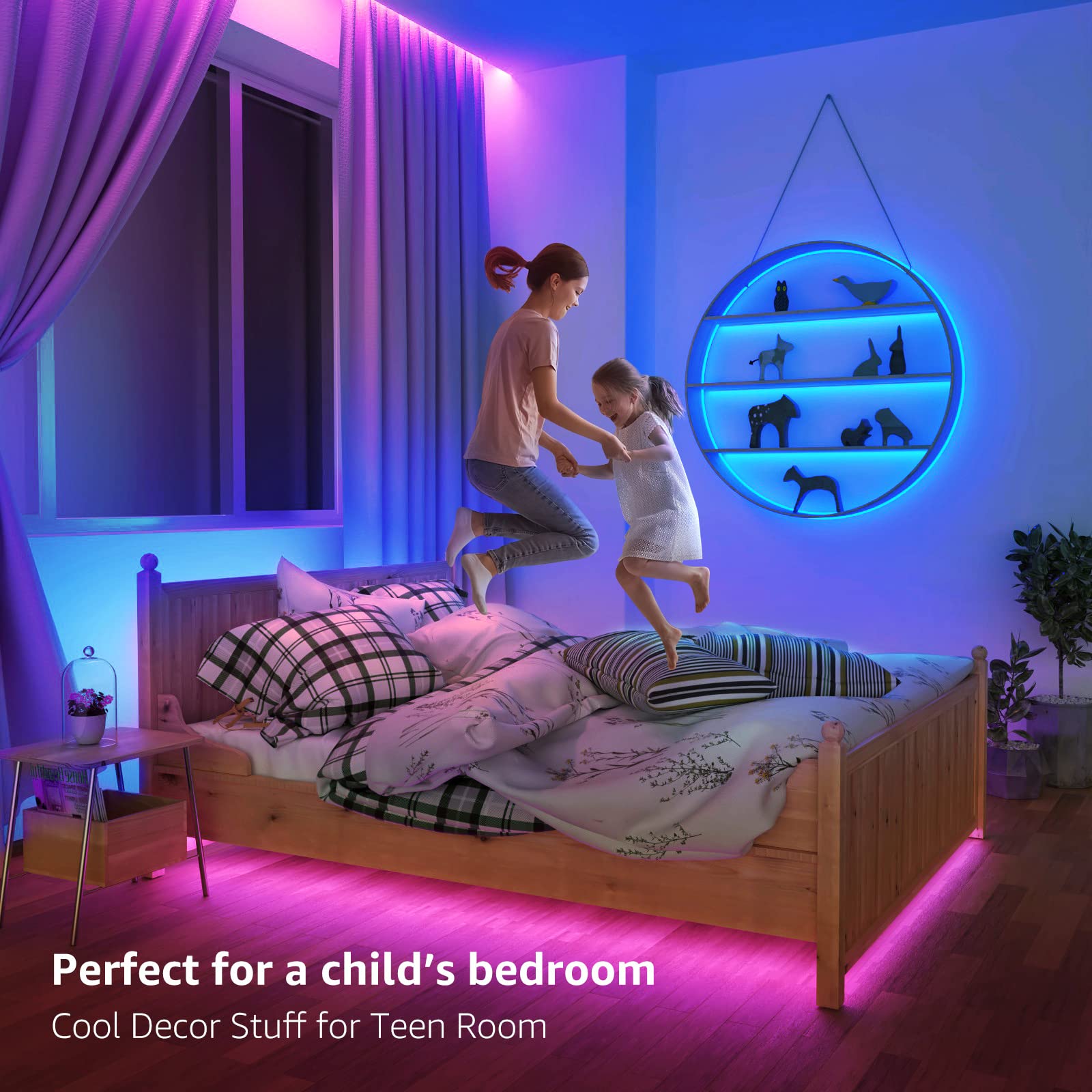 USB LED Strip Light 5050 RGB Light Strip TV Backlight Lights Decor RGB ...
