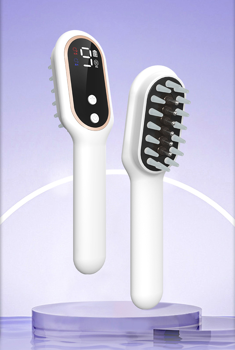 Electric Scalp Applicator Liquid Comb For Hair Growth Red Blue Light ...