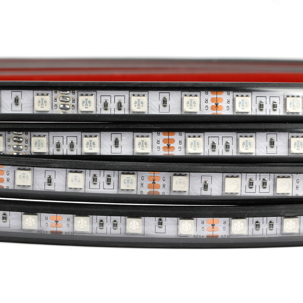 Car Flexible Underglow Strip Light LED Underbody RGB Neon Lights APP ...