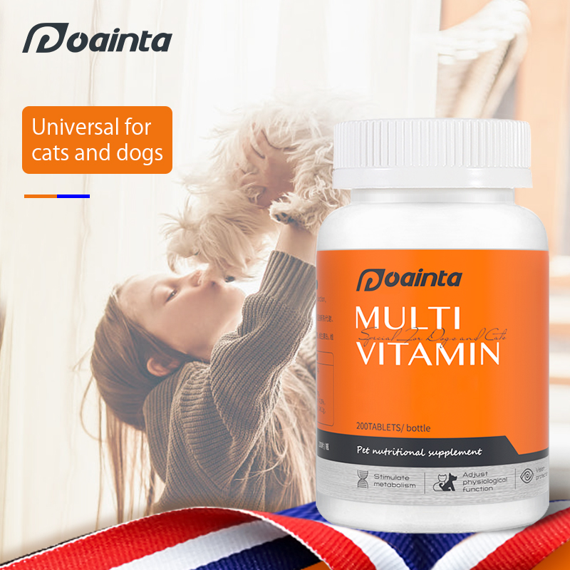 Puainta Pet Multivitamin For Dogs and Cats Vitamin B1 B2 B6 B12 ...