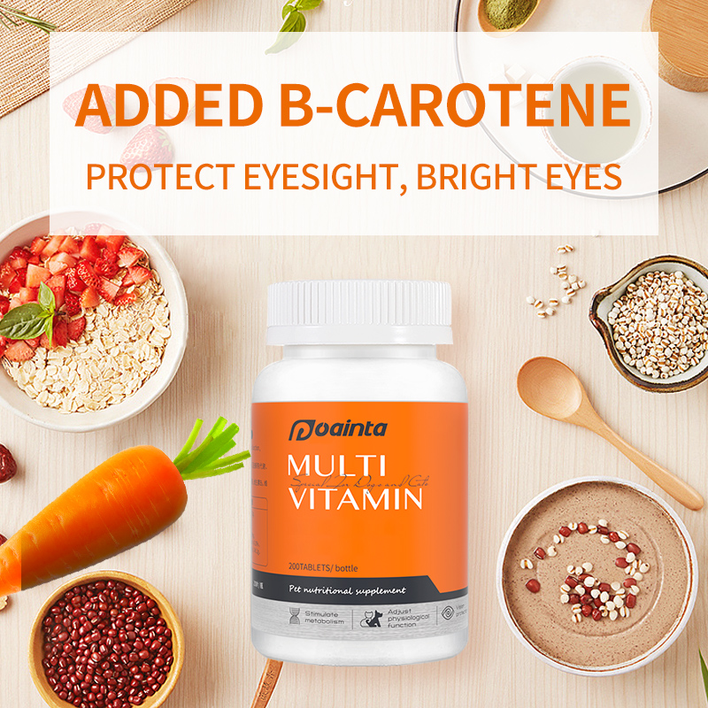 Puainta Pet Multivitamin For Dogs and Cats Vitamin B1 B2 B6 B12 ...