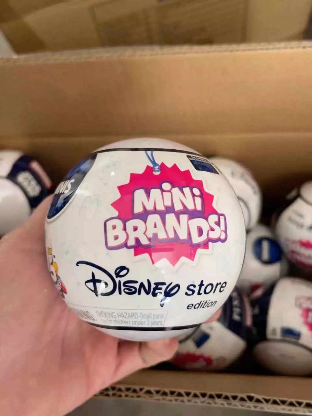 5 Surprise Mini Disney Brands Series 1 Mystery Capsule Real Miniature ...