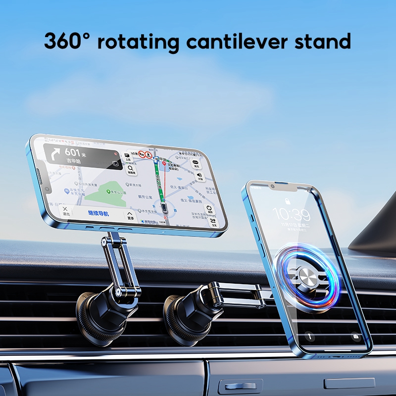 OATSBASF Magsafe Magnetic Car Phone Stand Air Outlet Anti-shake Mobile ...