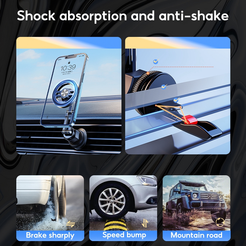 OATSBASF Magsafe Magnetic Car Phone Stand Air Outlet Anti-shake Mobile ...