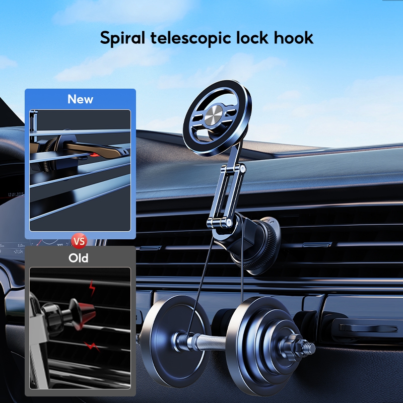OATSBASF Magsafe Magnetic Car Phone Stand Air Outlet Anti-shake Mobile ...