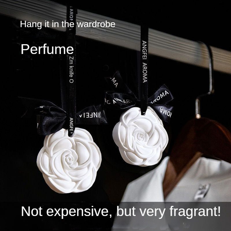 Camellia aroma stone Aromatherapy diffuser Hanging Plaster Car Pendant ...