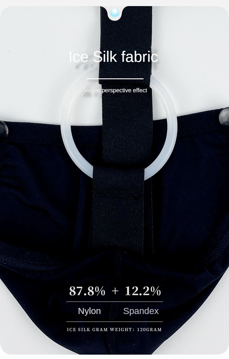 【CLEVER MENMODE】Men Underwear Sexy Ice Silk Detachable Front Pocket ...
