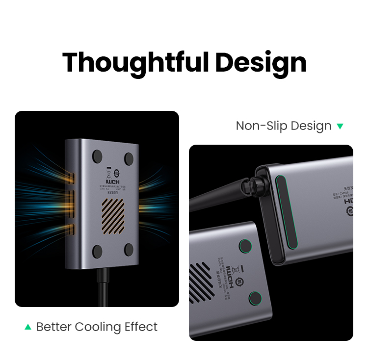 UGREEN Wireless Extender HDMI Transmission Converter 50 Meters Long ...