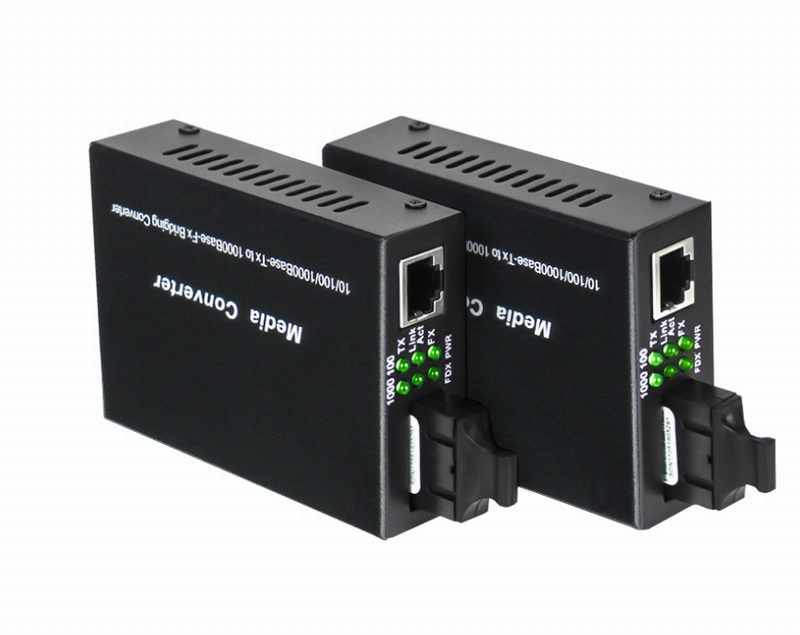 Gigabit Ethernet Fiber Switch Single Mode/ Multiple Mode Dual Fiber 10 ...