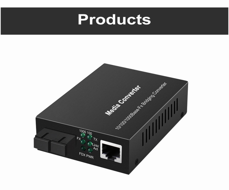 Gigabit Ethernet Fiber Switch Single Mode/ Multiple Mode Dual Fiber 10 ...