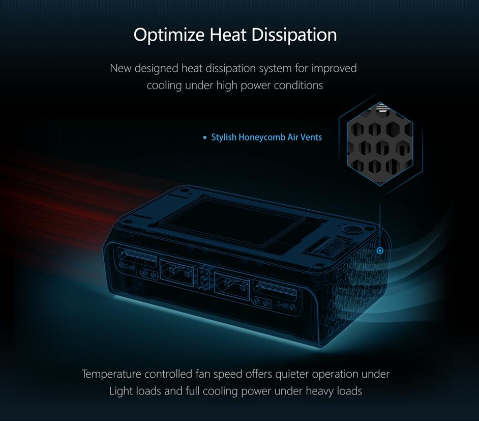 ToolkitRC M6D 500W 15A DC Dual Channel MINI Smart Charger Discharger ...