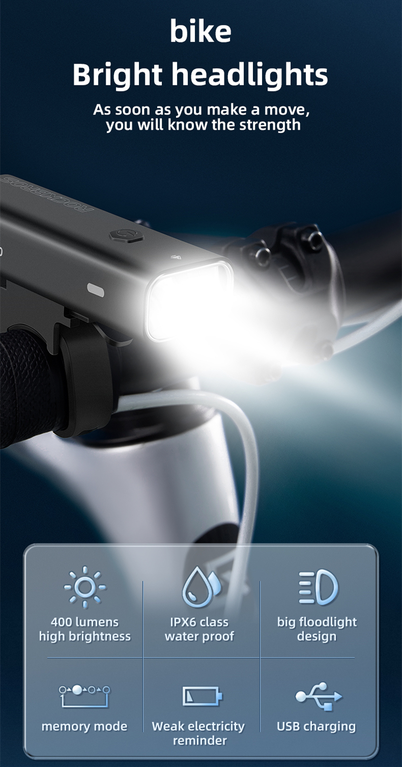 【SG Delivery】ROCKBROS Bike Light Waterproof 200/400/800/1000/1500 Lumen ... 【SG Delivery】ROCKBROS Bike Light Waterproof 200/400/800/1000/1500 Lumen ...
