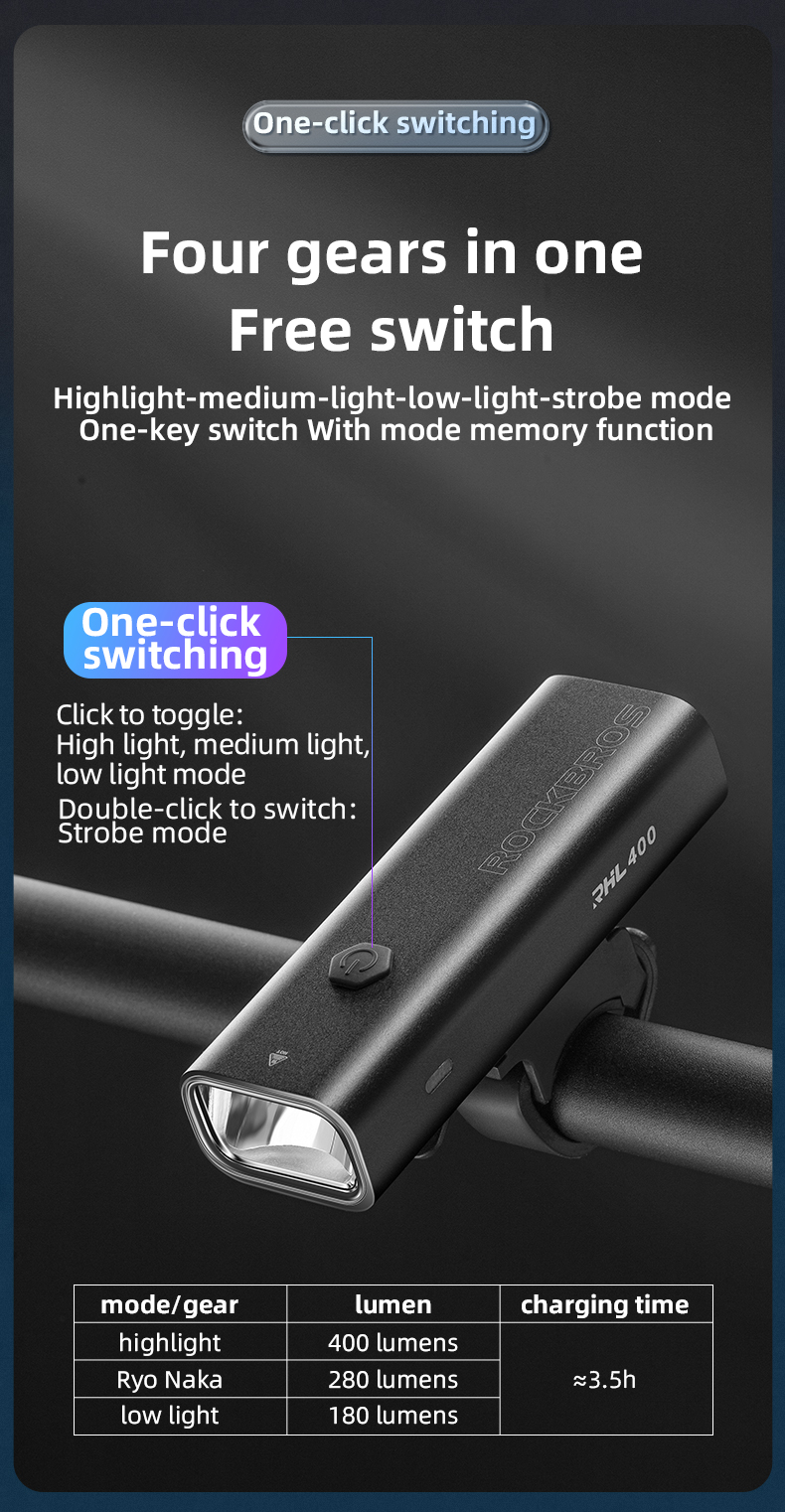 【SG Delivery】ROCKBROS Bike Light Waterproof 200/400/800/1000/1500 Lumen ... 【SG Delivery】ROCKBROS Bike Light Waterproof 200/400/800/1000/1500 Lumen ...