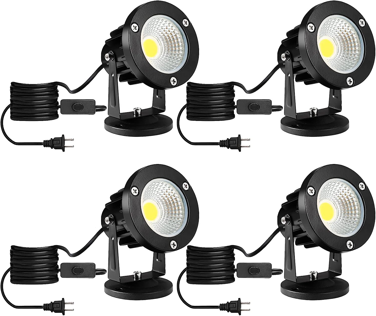 Led Spotlights Outdoor, Warm White 10W Spot Lights Indoor,120V Ceiling ...