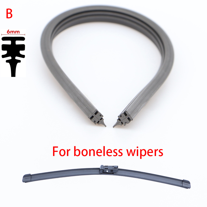 Car Windshield Wiper Rubber Blade For Asian cars | Japanese & Korean ...