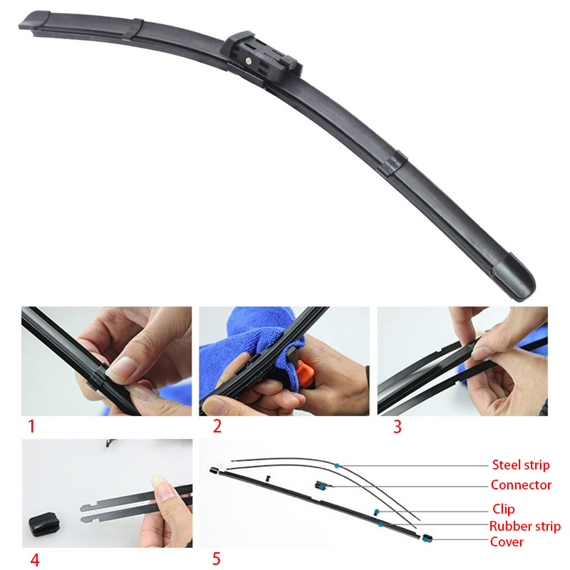 Car Windshield Wiper Rubber Blade For Asian cars | Japanese & Korean ...
