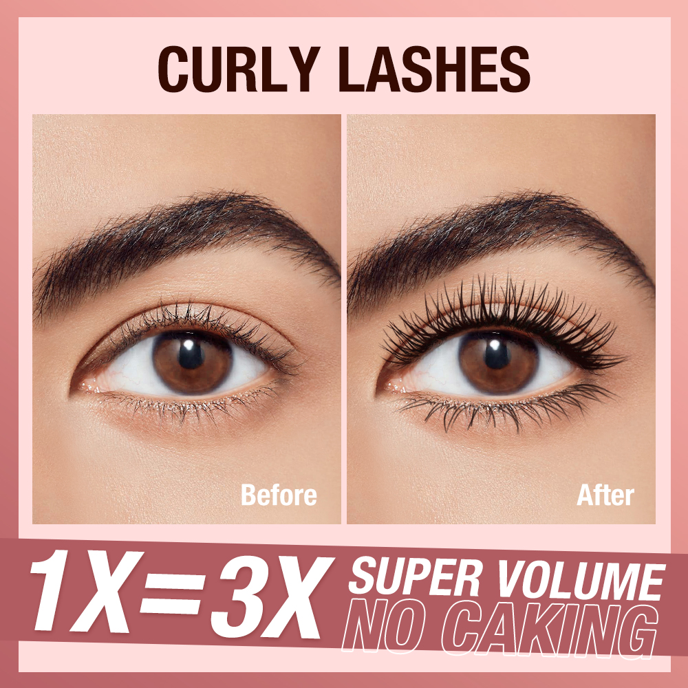 O.TWO.O Volume Mascara Ultra Bushy Waterproof Non-Smudging Curly Lashes ...