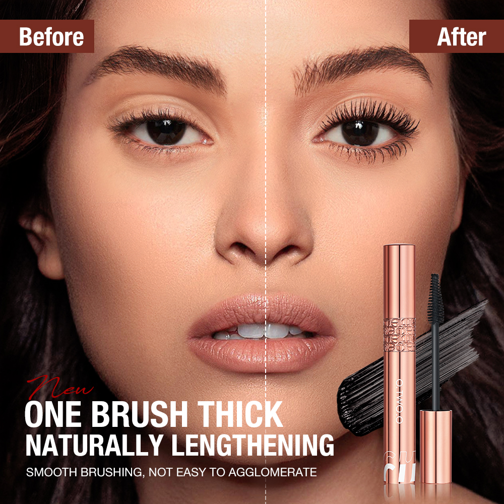 O.TWO.O Volume Mascara Ultra Bushy Waterproof Non-Smudging Curly Lashes ...