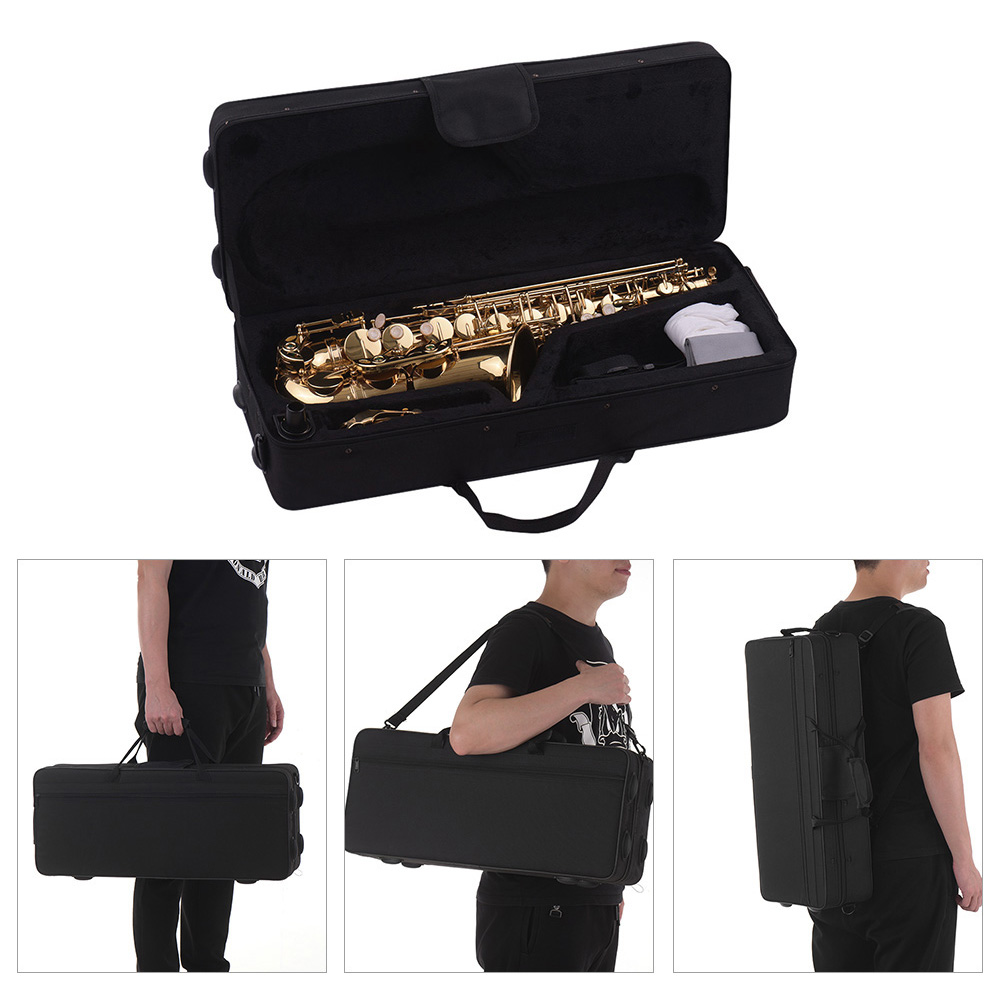 Eb Alto Saxophone Sax Brass Lacquered Gold 802 Key Type Woodwind ...