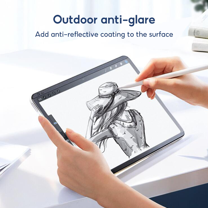 TBTIC Magnetic Matte Paper Like Screen Protector For iPad Air 7 M3 2025 ...