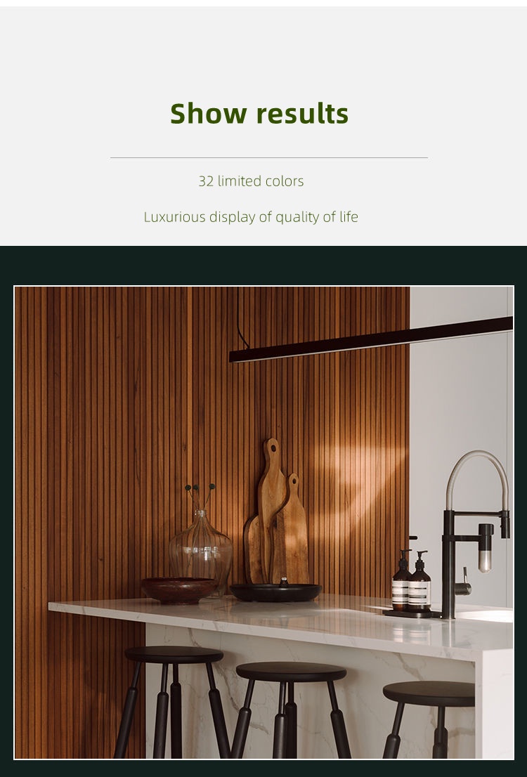 Solid wood wall panelling wall decorative noise-reducing plank ...