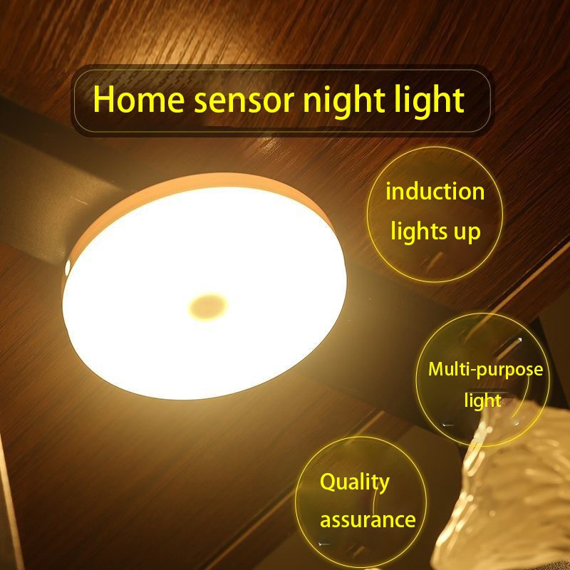 Indoor LED Sensor Night Light Human Body Induction Sensor Wall Lamp ...