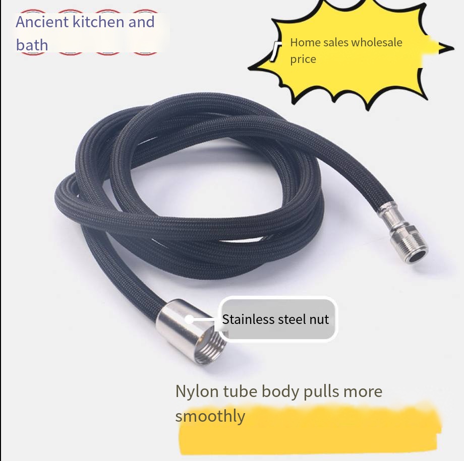 Telescopic pull-out faucet hose fittings washbasin kitchen nozzle water ...