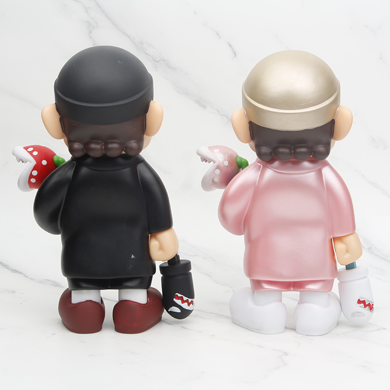 22cm Nintendo Game Super Mario Bros. Anime Figure Mario Leon The ...