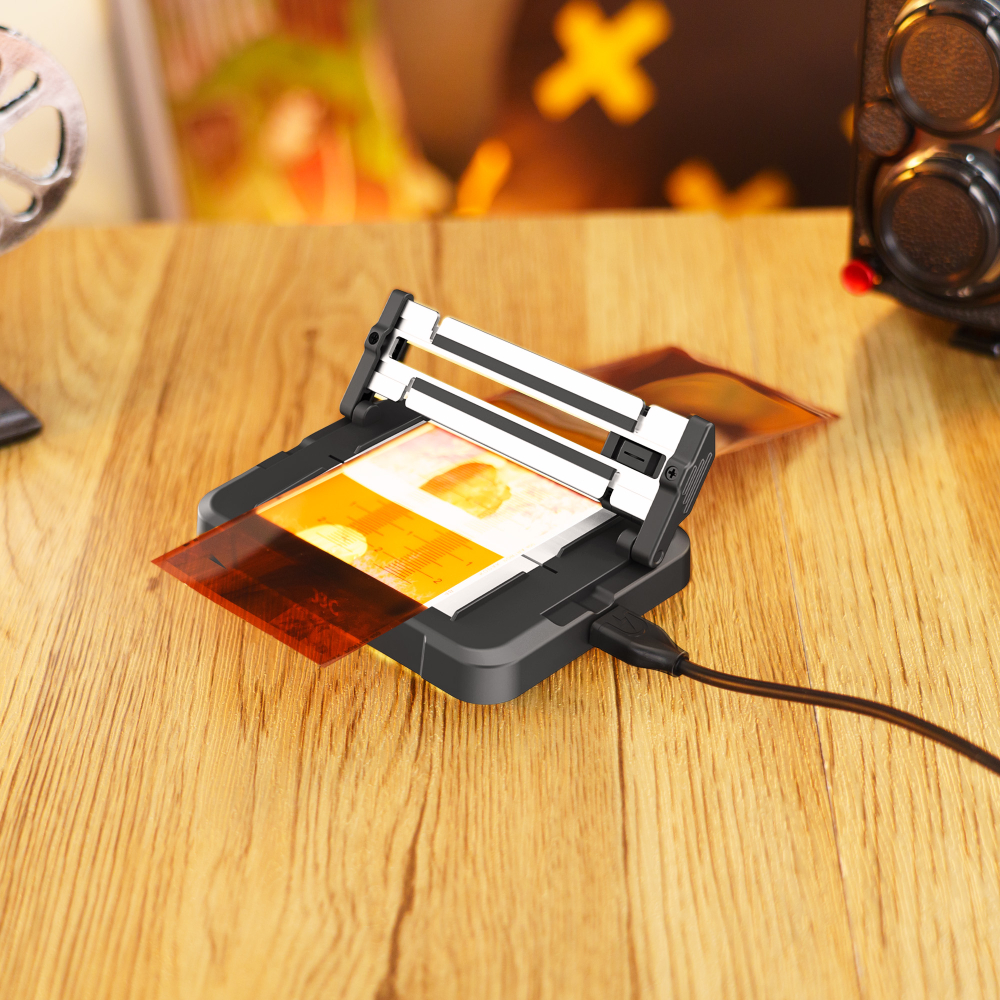 JJC SFC-1 Slide Film Cutter with Type-C Backlight for For Precision ...