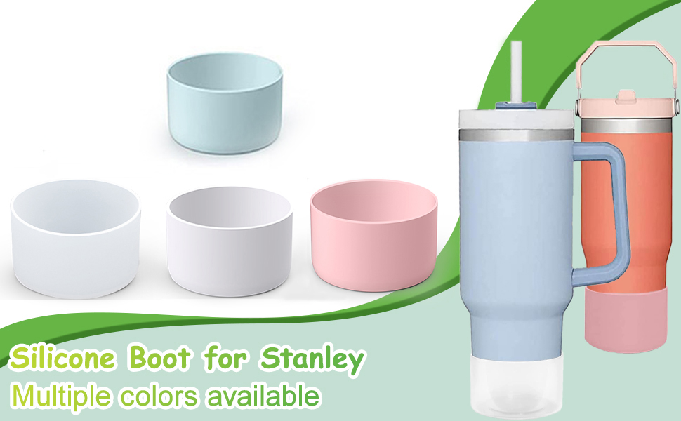 Silicone Boot for Stanley Quencher H2.0 40 Oz 30 Oz Tumbler with Handle ...