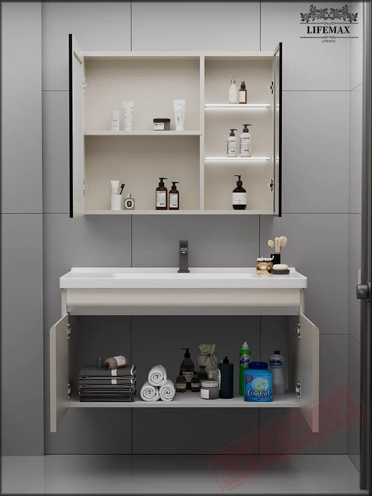 [SG Seller] READY STOCK Simple modern bathroom cabinet ceramic ...