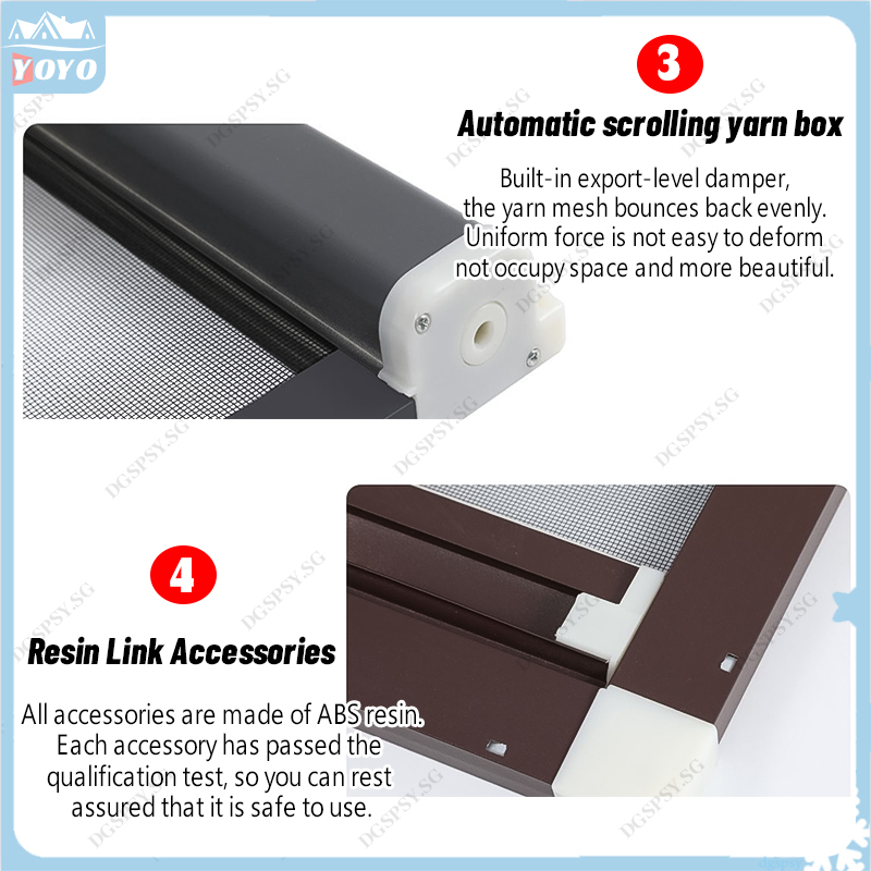 Folding screens invisible screens retractable push-pull stainless steel ...
