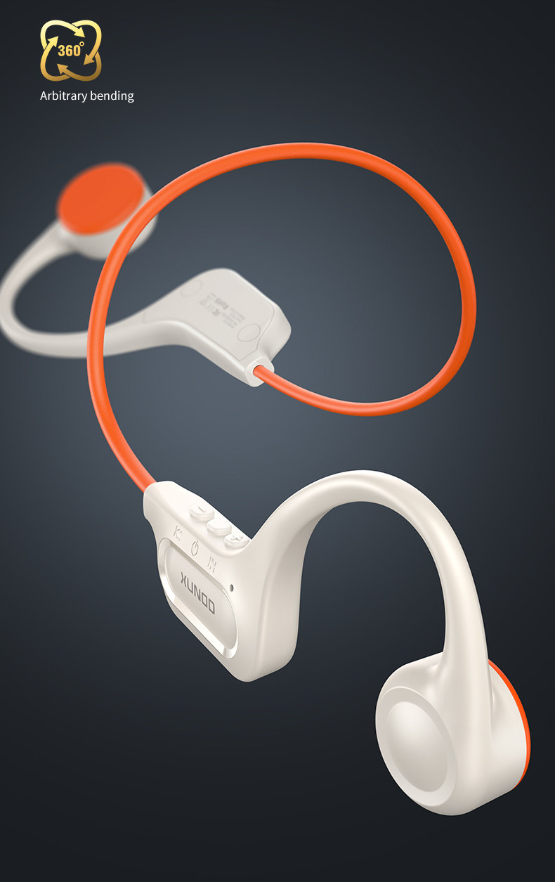 Xundd Real Bone Conduction Sports Earphones Open-Ear Bluetooth ...