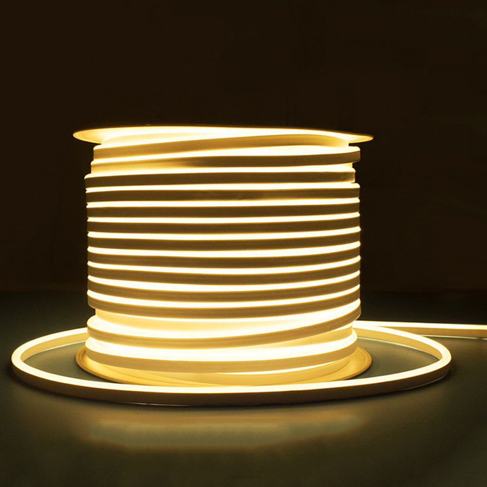 220V Flexible Tape Neon LED Strip Light 120LEDs/M Waterproof Rope Tube ...