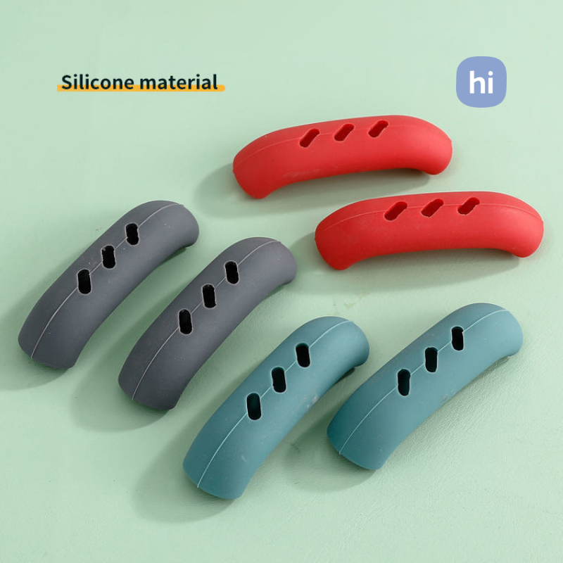 HI HOMES 1 Pcs Silicone Pot Handle Anti Scald Handle Multifunctional ...