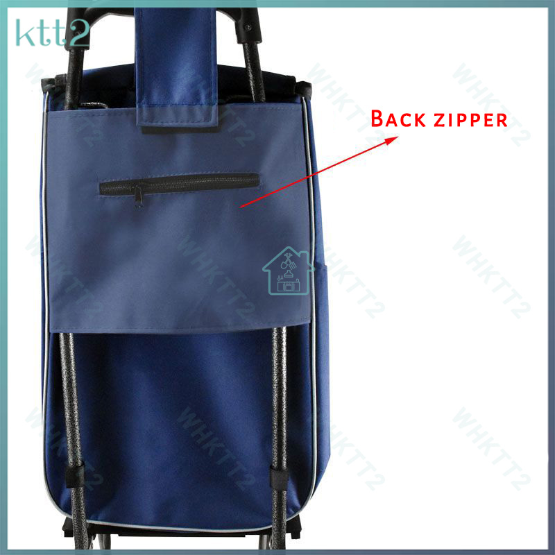 Shopping cart cloth bag grocery cart large waterproof trolley oxford ...