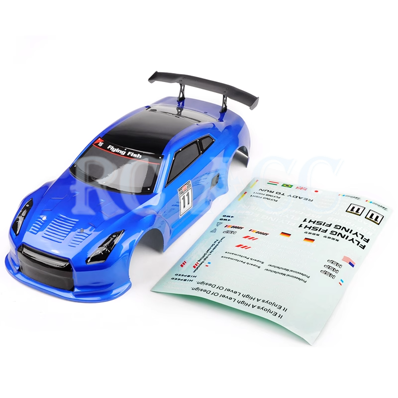 RC Original PVC Body Shell Drift Car Shell w/Sticker for 1/10 HSP 94123 ...