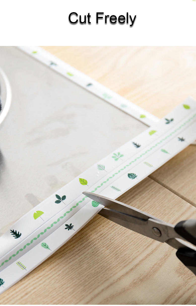 GONQIN Kitchen Sealing Sticker Tape Strip Cotton Waterproof Tapes for ...