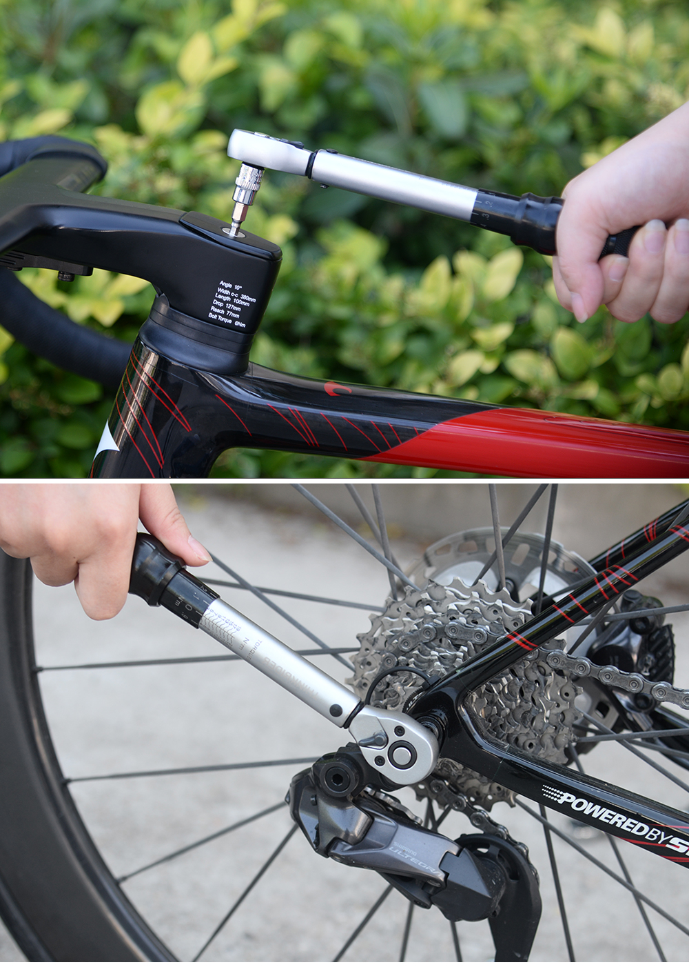 ThinkRider NL-15 PRO Bicycle Bike Torque Wrench 2-20N·m Allen Key Tool ...
